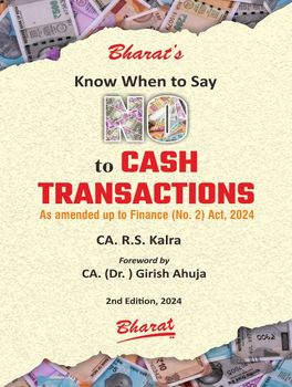Know When to Say No to Cash Transactions (2nd Edition, 2024) - Taxsutra ...