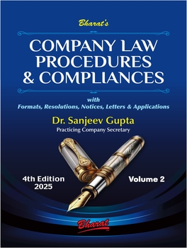 Company Law Procedures & Compliances 4th Edition 2025 – Set of 2 ...