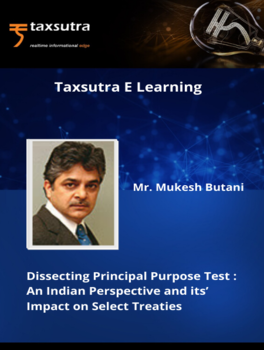 Dissecting Principal Purpose Test : An Indian Perspective and its ...